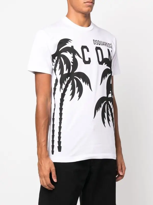 Dsquared2 Palm Tree Logo-print T-shirt