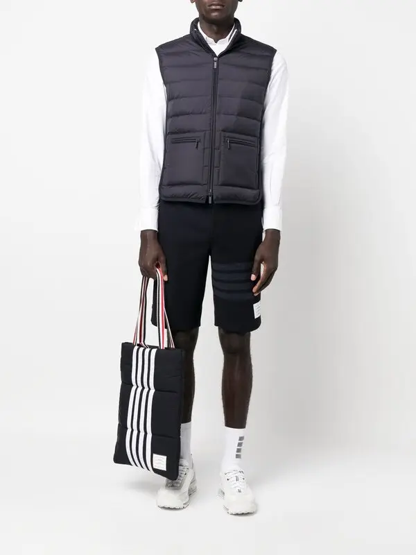 Thom Browne Down-feather Padded Gilet - Blue