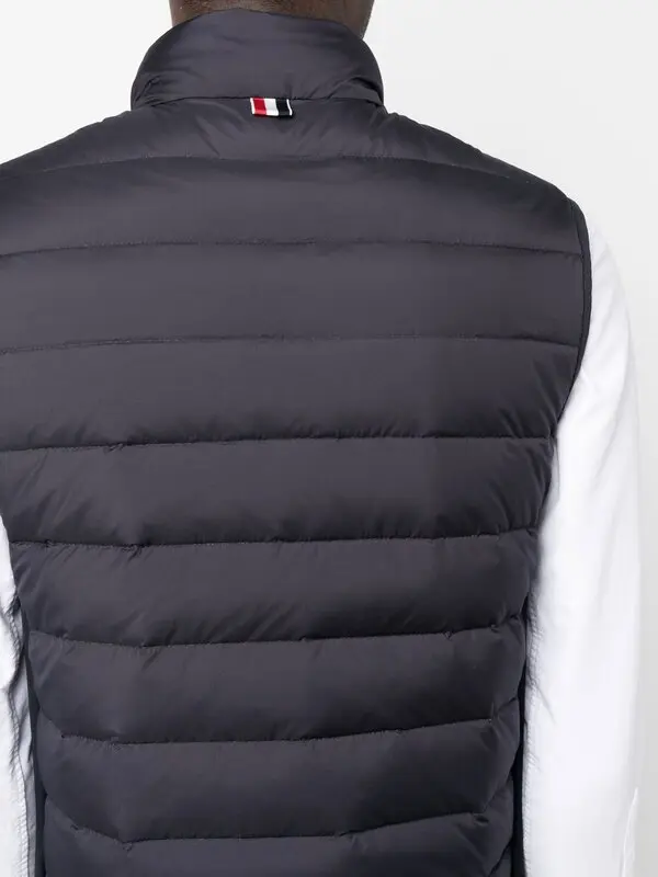 Thom Browne Down-feather Padded Gilet - Blue