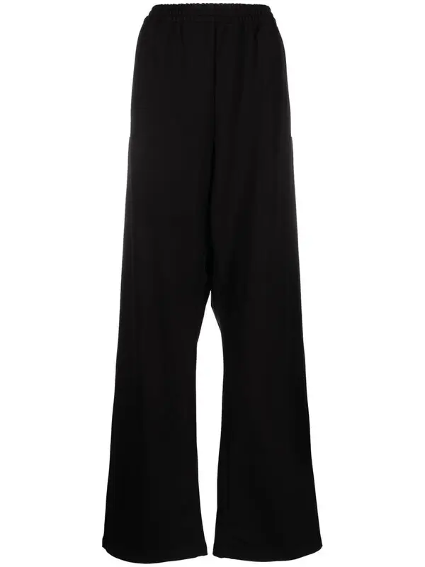 Balenciaga Wide-leg Trousers - Black