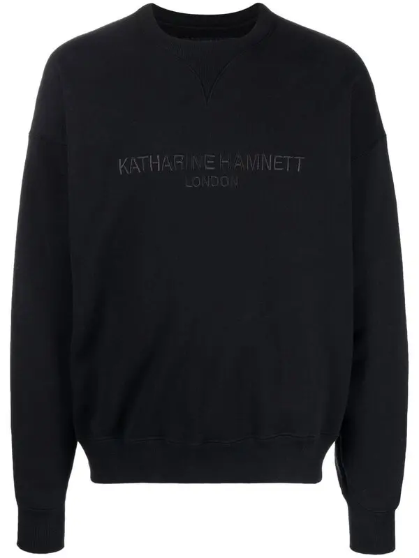 NEIGHBORHOOD Embroidered Logo Cotton Sweatshirt - Black