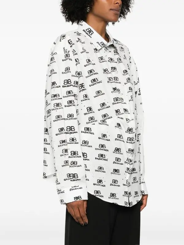 Balenciaga Logo-print Shirt