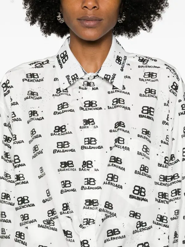 Balenciaga Logo-print Shirt