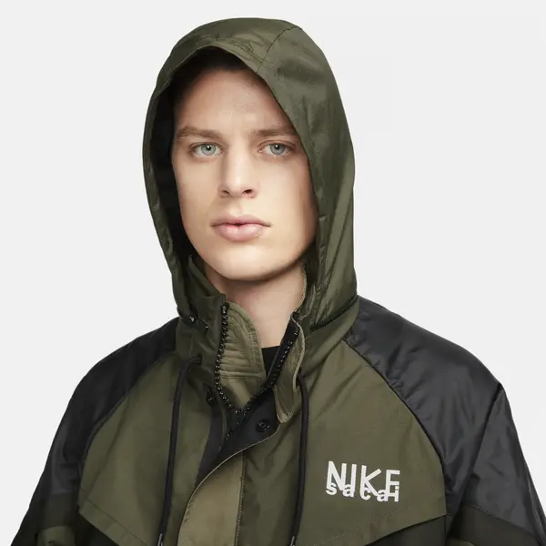 Nike X Sacai Trench Jacket - Green | Editorialist