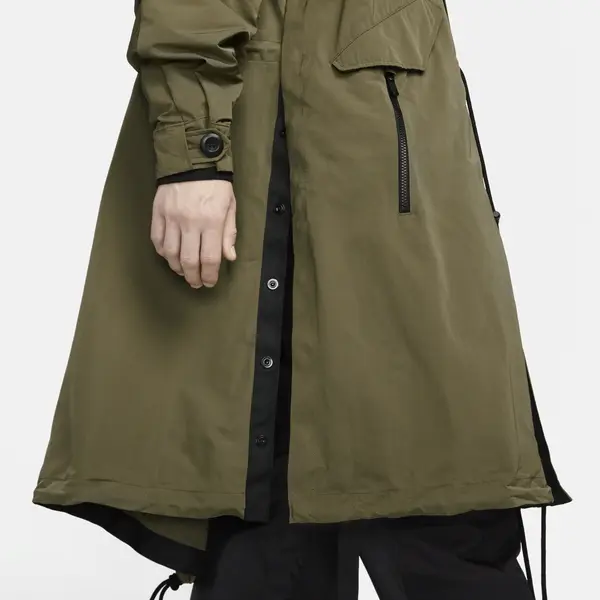 Nike X Sacai Trench Jacket - Green | Editorialist