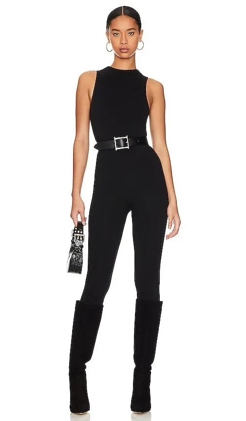 AFRM X Kiki Jumpsuit - Black