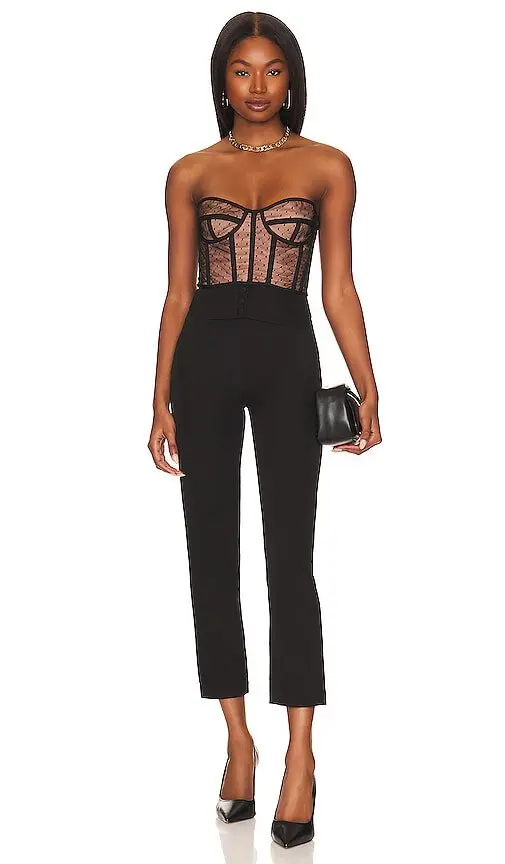 Bardot Corset Pant - Black