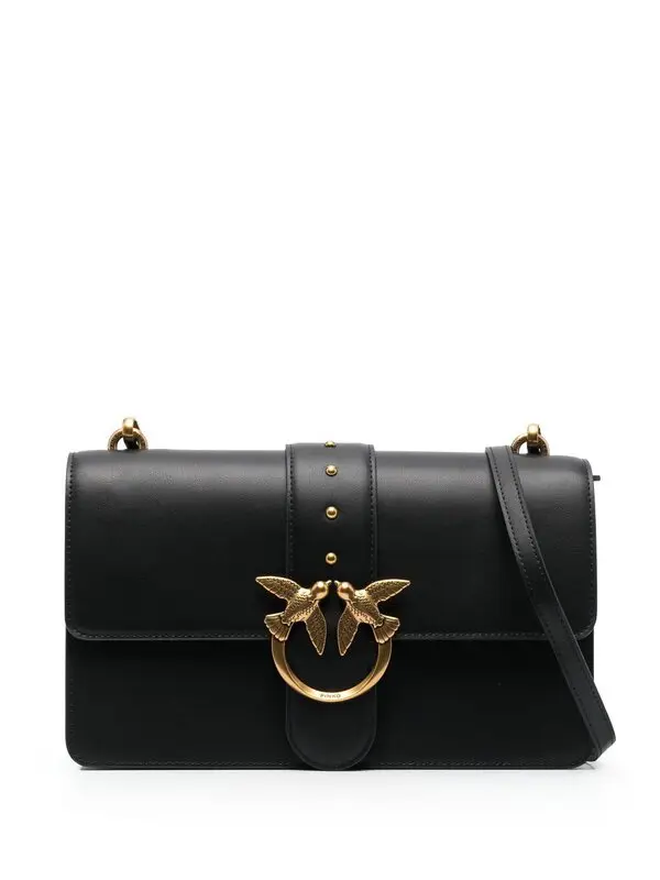 Pinko Love Birds Crossbody Bag - Black