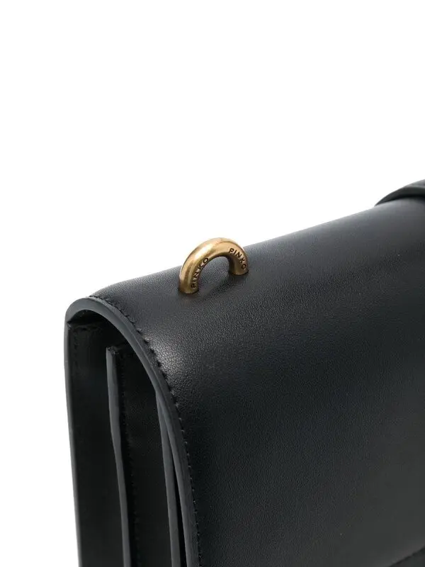 Pinko Love Birds Crossbody Bag - Black