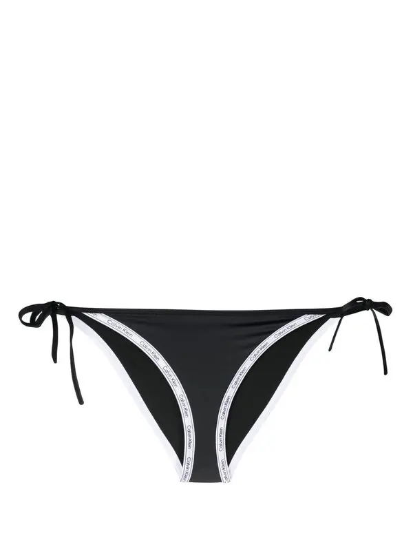 Calvin Klein Print Bikini Bottom - Black