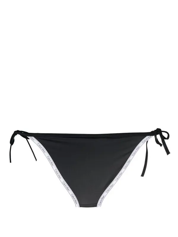 Calvin Klein Print Bikini Bottom - Black