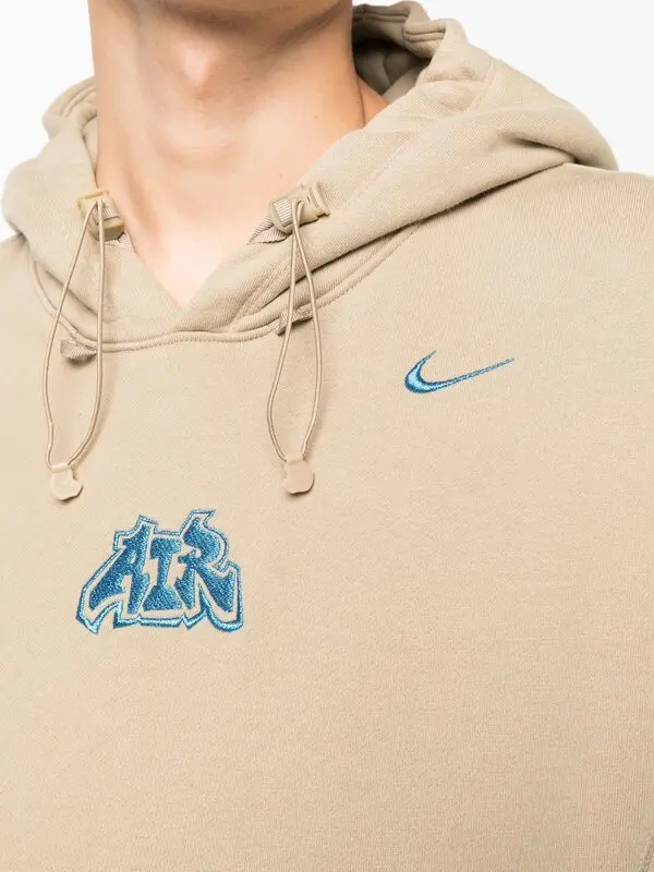 Nike X Off White Swoosh-logo Detail Hoodie