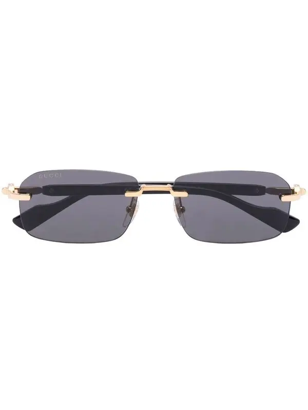 Gucci Rimless Sunglasses - Black