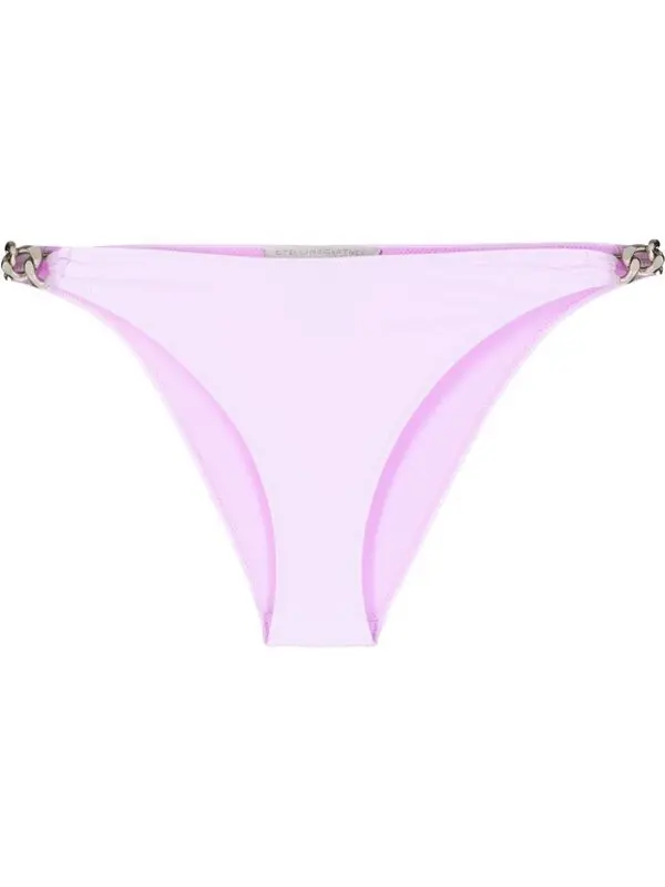 Stella McCartney Logo Embellished Bikini Bottom - Pink