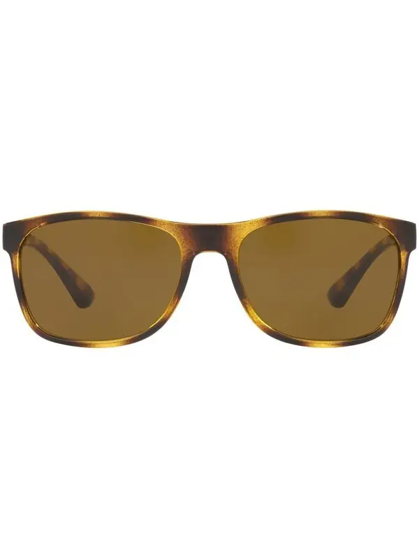 SUNGLASS HUT Tortoiseshell Square Frame Sunglasses - Brown