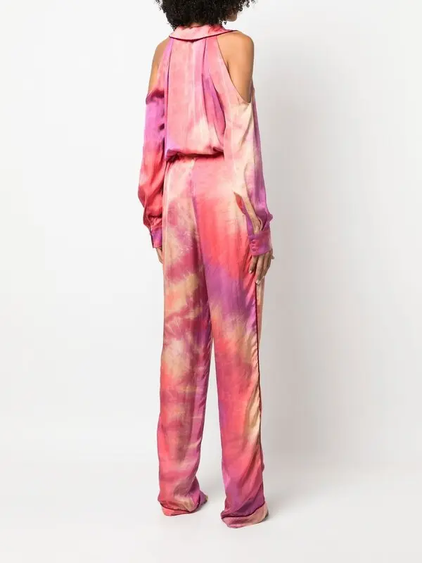 Roberto Cavalli Tie-dye Jumpsuit
