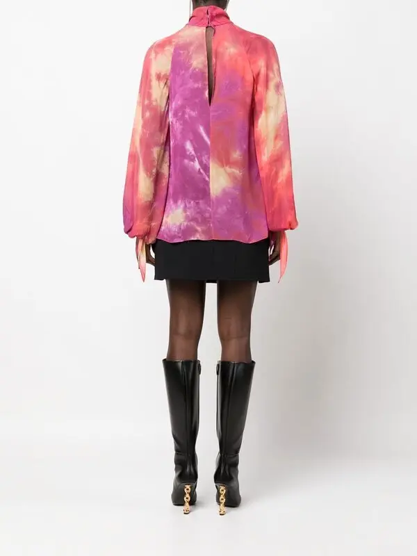 Roberto Cavalli Tie-dye Blouse - Pink