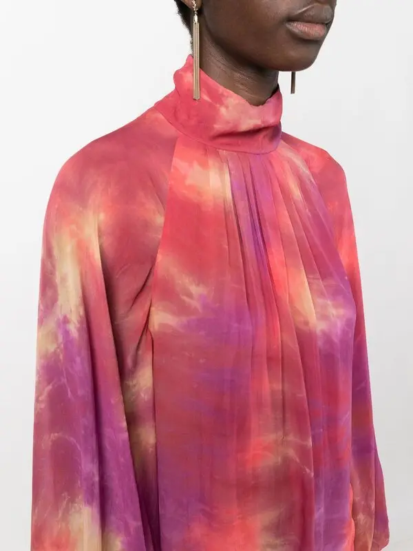 Roberto Cavalli Tie-dye Blouse - Pink