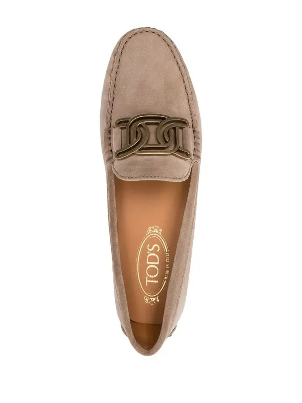 TOD'S Kate Gommino Loafers - Neutrals