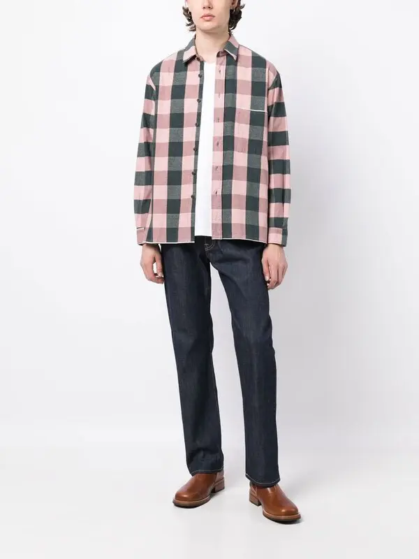 President's Check-print Cotton Shirt