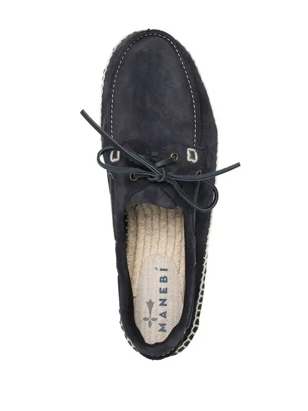 Manebí Lace-up Espadrilles - Blue