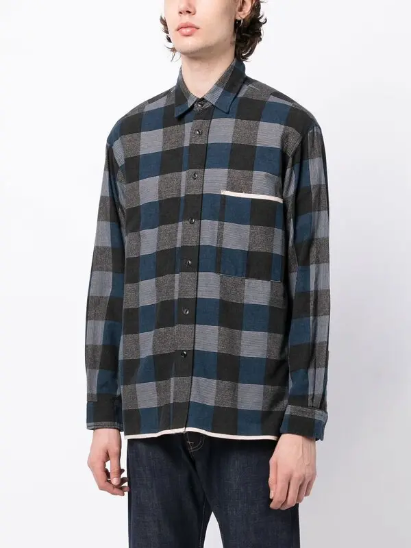President's Check-print Cotton Shirt