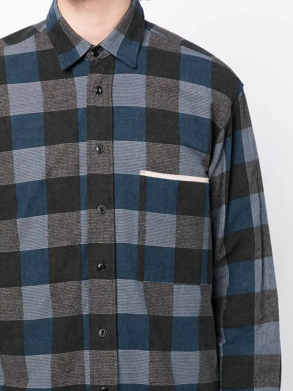 President's Check-print Cotton Shirt