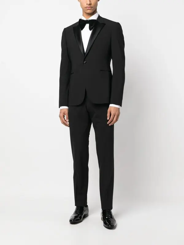 Emporio Armani Single-breasted Suit - Black