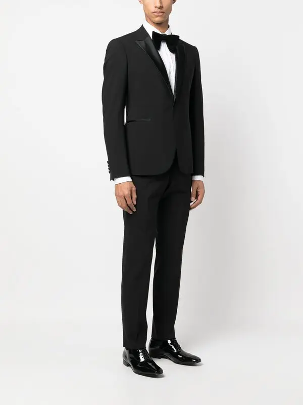 Emporio Armani Single-breasted Suit - Black