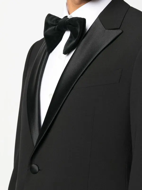 Emporio Armani Single-breasted Suit - Black
