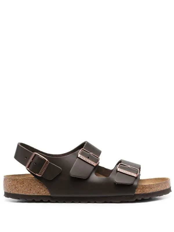 BIRKENSTOCK Buckle-fastening Leather Sandals