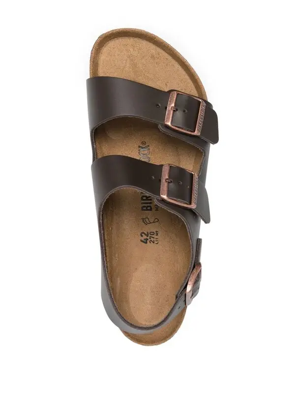 BIRKENSTOCK Buckle-fastening Leather Sandals