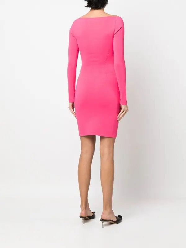 Dsquared2 Long-sleeved Mini Dress - Pink