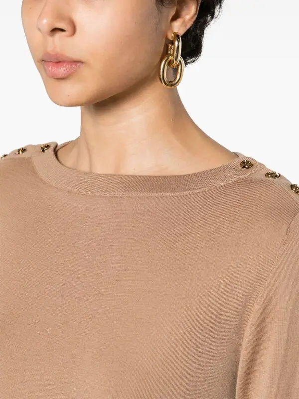 Gucci Shoulder-button Cashmere Jumper
