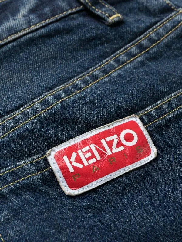 Kenzo Mid-rise Straight Jeans