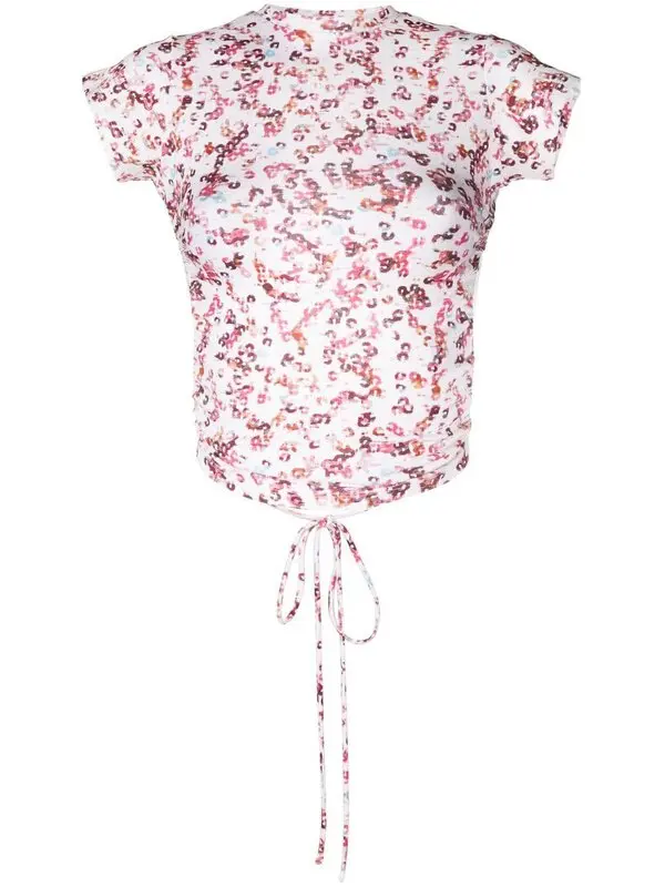 MARANT ETOILE Juvia Open-back T-shirt
