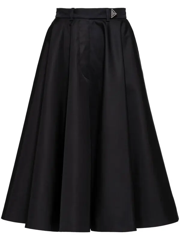 Prada Pleated Midi Skirt