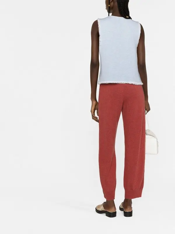 BARRIE Fringe-trim Top - Blue