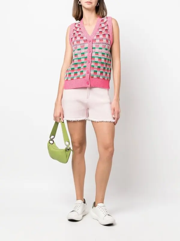BARRIE Fine-knit Shorts - Pink