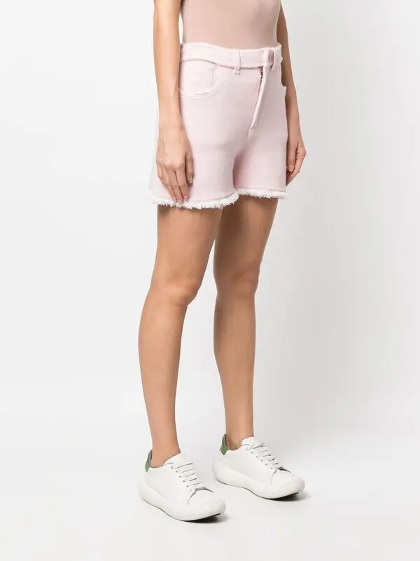 BARRIE Fine-knit Shorts - Pink