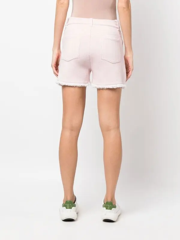 BARRIE Fine-knit Shorts - Pink