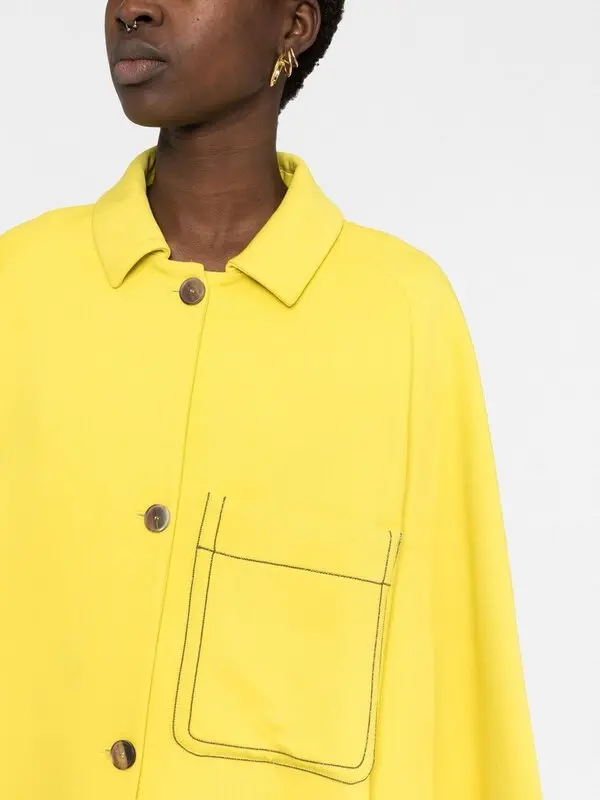 Fabiana Filippi Kimono Sleeves Pocket Coat
