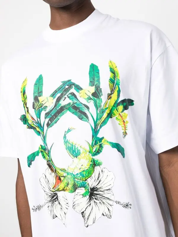 MSGM Graphic-print T-shirt
