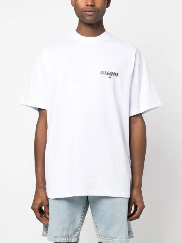 MSGM Logo-print T-shirt
