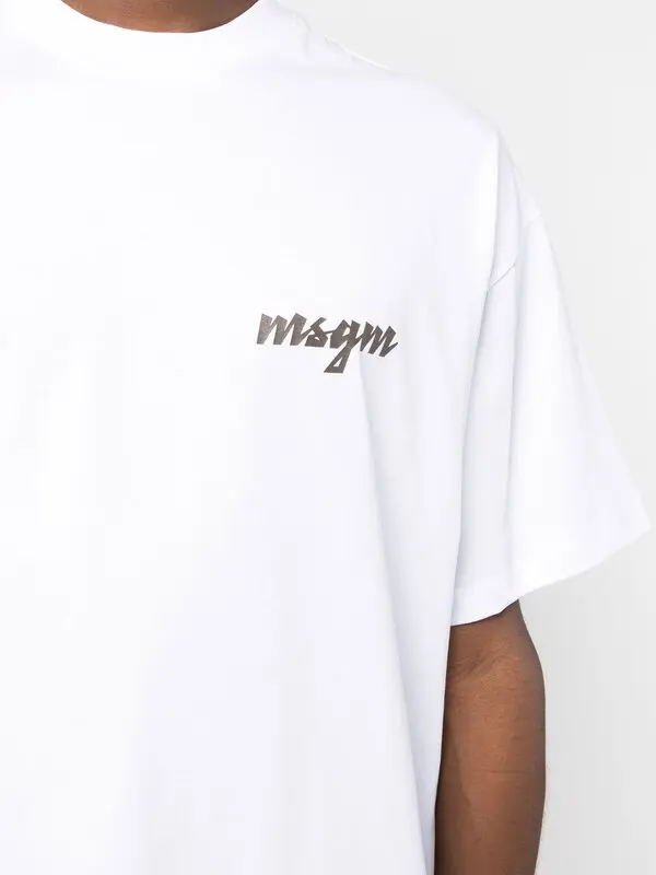 MSGM Logo-print T-shirt
