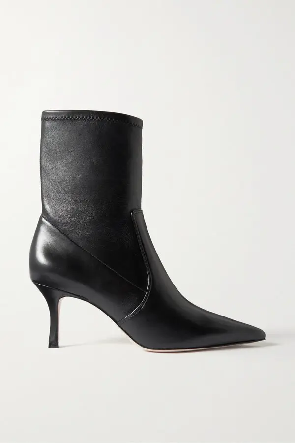 PORTE & PAIRE The Stretch Leather Sock Boots