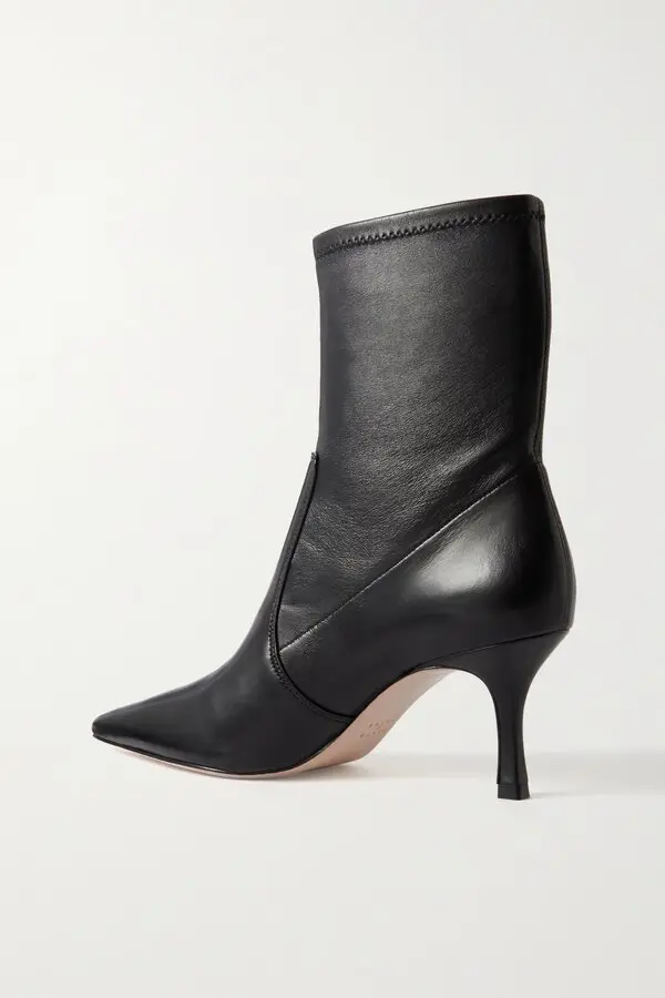 PORTE & PAIRE The Stretch Leather Sock Boots