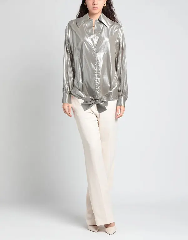 Fabiana Filippi Metallic Viscose Top