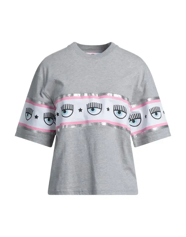 CHIARA FERRAGNI Printed T-shirt - Grey