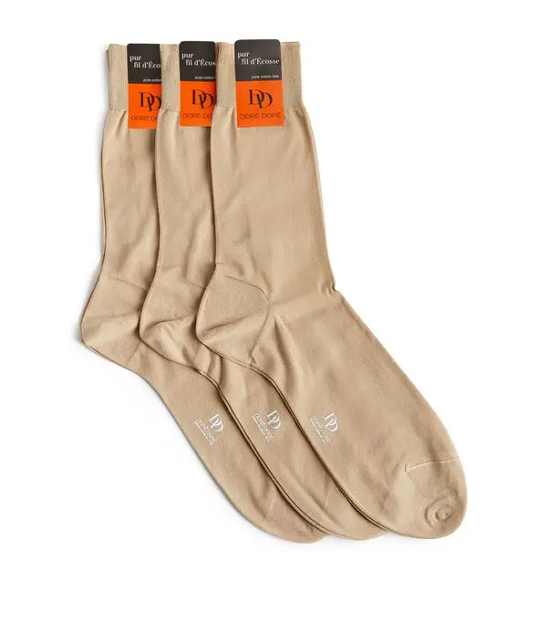 DORE DORE Cotton Socks - Beige